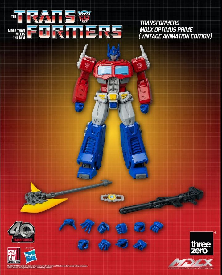 [PREORDER] MDLX Optimus Prime (Vintage Animation Edition) Regional Exc ...