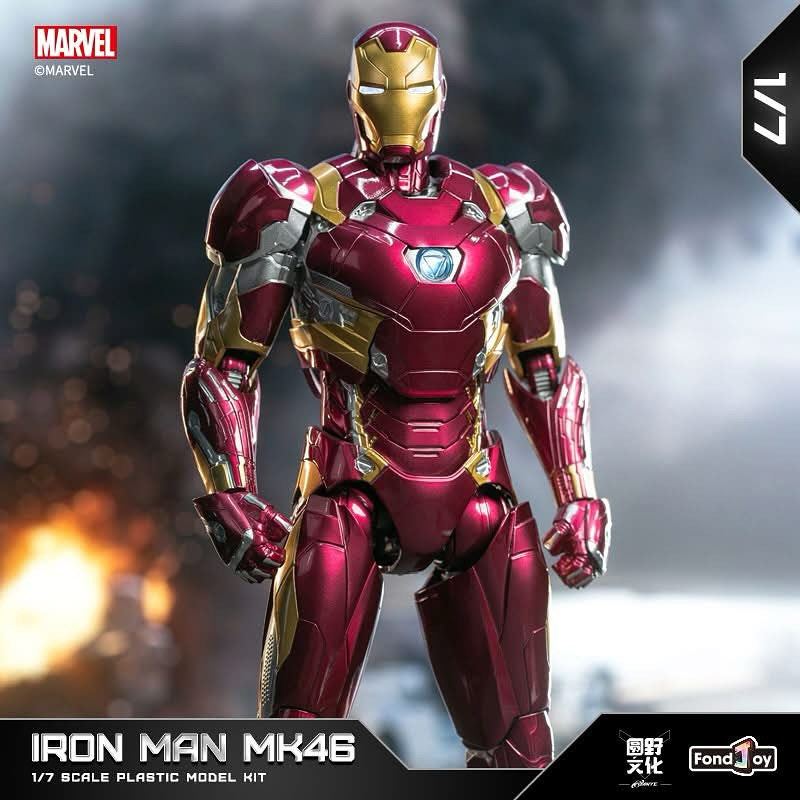 [PREORDER] Fondjoy 1/7 Scale Infinity Saga IRON MAN MARK 46 Model Kit ...