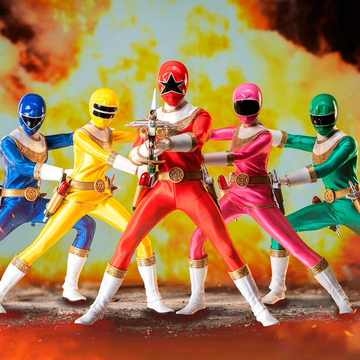 [PREORDER] Power Rangers Zeo FigZero 1/6 Zeo Rangers Pack – Matt's Box ...