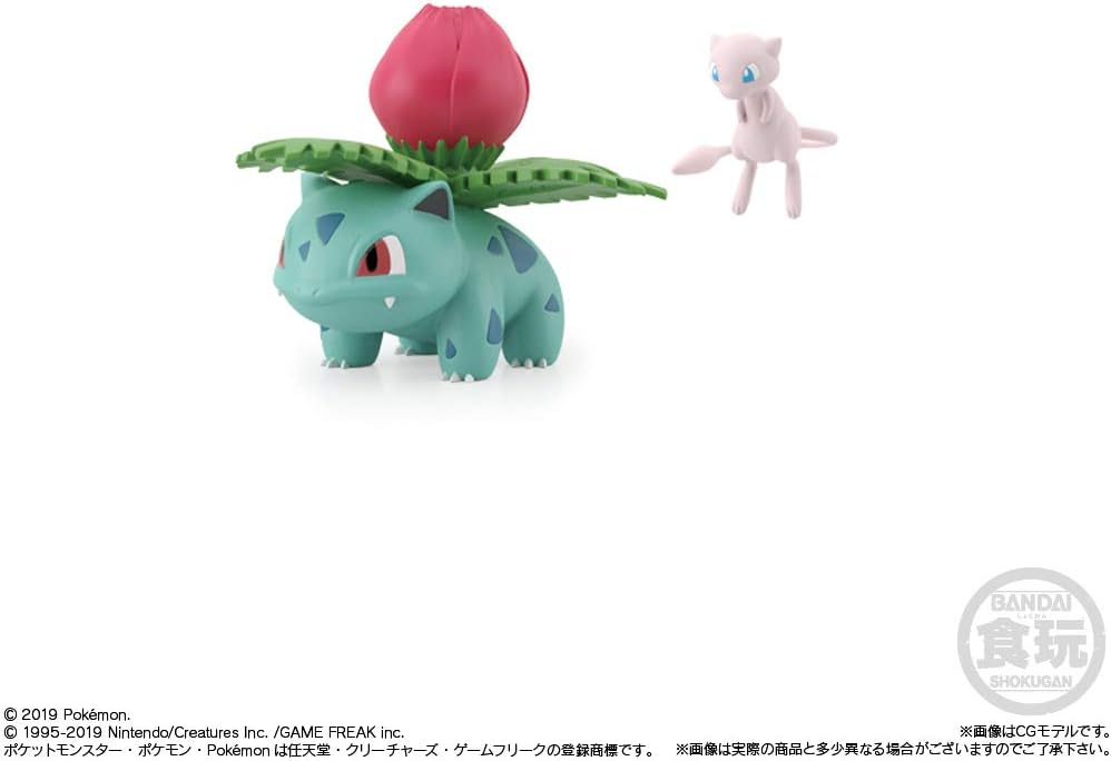 [PREORDER] POKÉMON SCALE WORLD KANTO REGION MEW & IVYSAUR W/O GUM ...