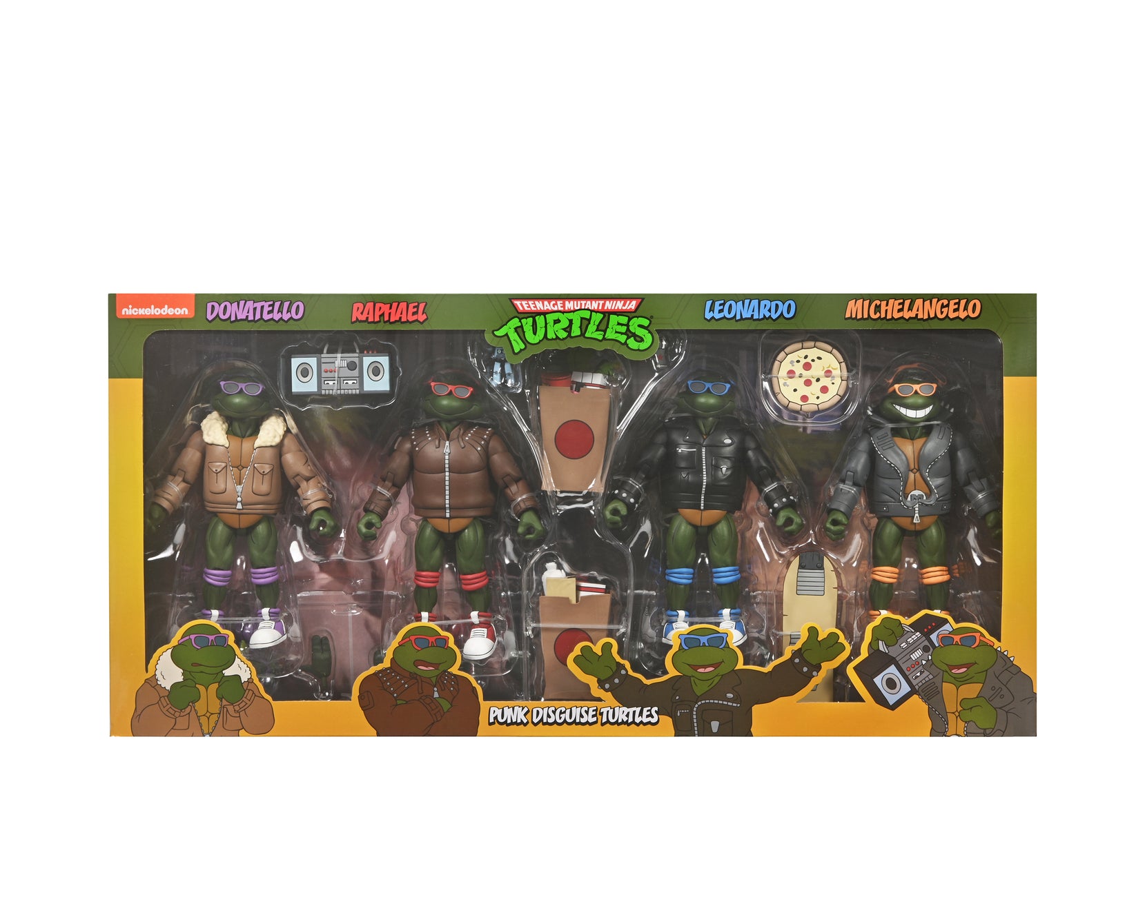 [PREORDER] TMNT (Cartoon) 7in Punk Turtles 4 Pack – Matt's Box Toy Store