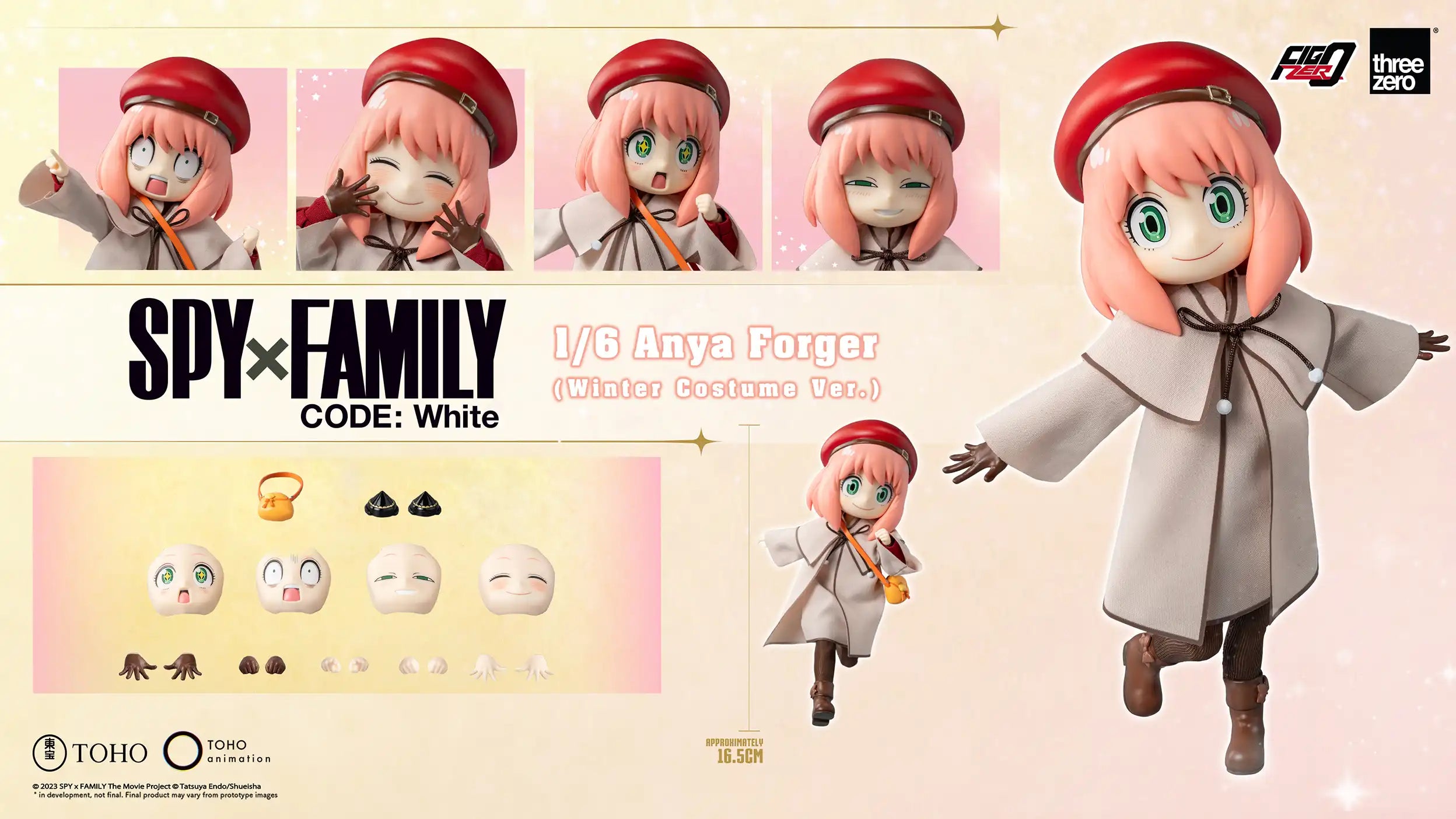 [PREORDER] SPY×FAMILY CODE White - FigZero 1/6 Anya Forger (Winter Cos – Matt's Box Toy Store