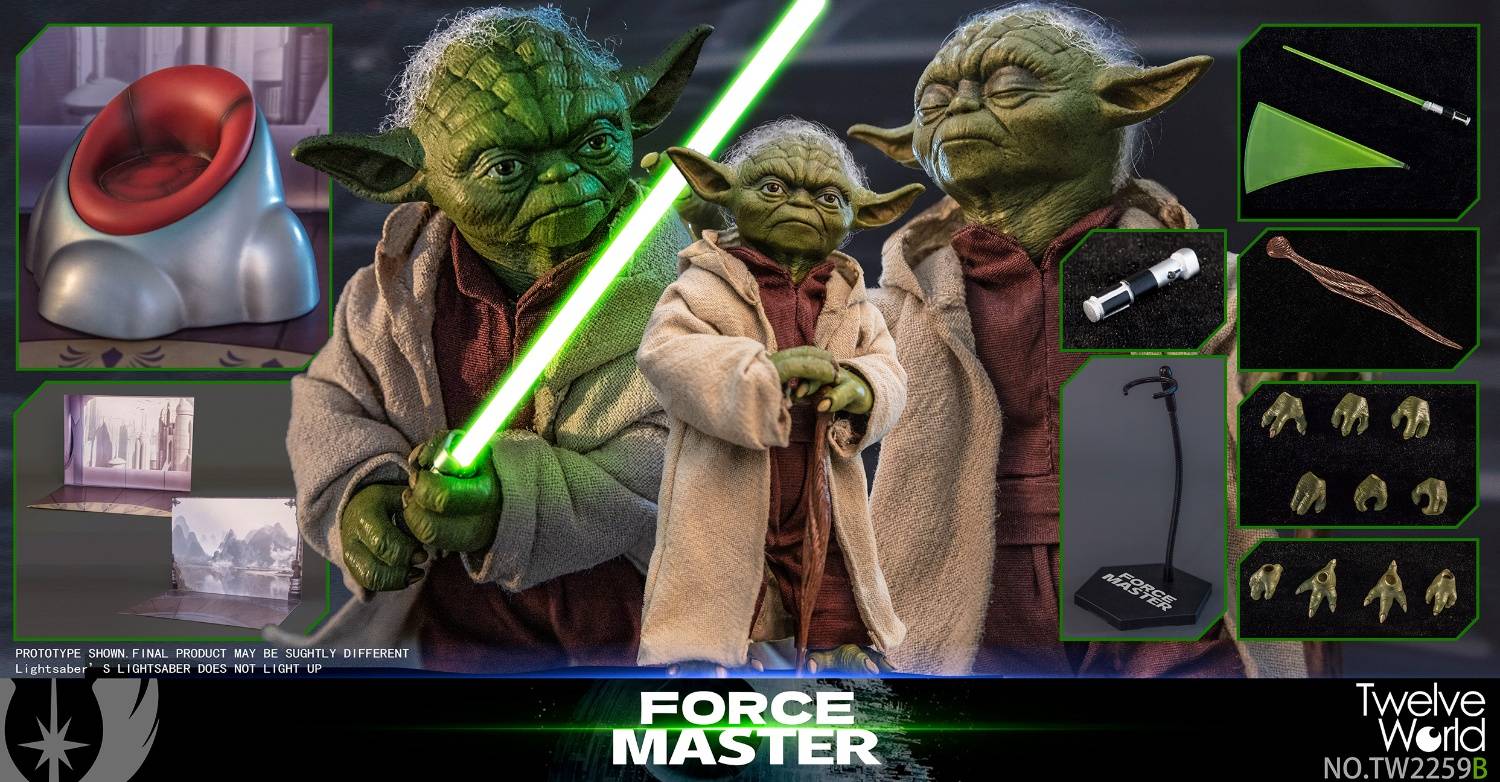 [PREORDER] TWTOYS 1/6 Jedi Master Force Elder Deluxe Edition TW2259B ...