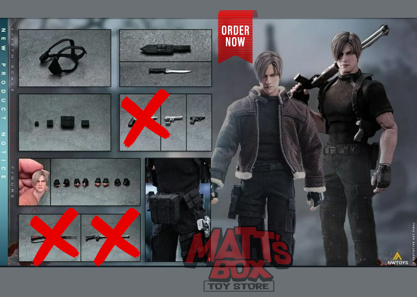 [PREORDER] NWToys NW008 1/12 Resident Evil Leo Reduced Edition – Matt's ...