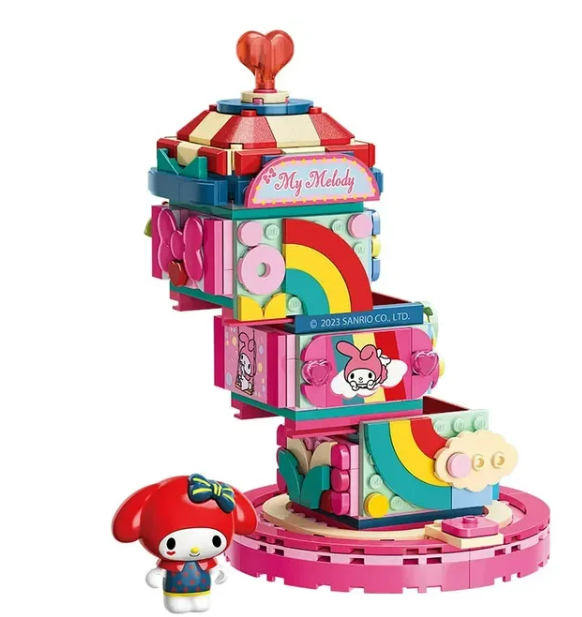 [PREORDER] Sanrio Q Man Blocks Circus Stack My Melody – Matt's Box Toy ...