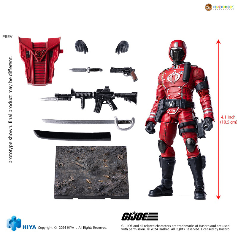 [PREORDER] HIYA Toys 1/18 G.I.Joe Special Forces Crimson Guard EMG0356 ...