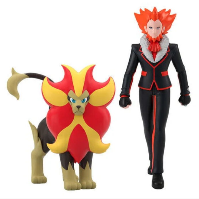 [PREORDER] POKÉMON SCALE WORLD KALOS REGION LYSANDRE & PYROAR W/O GUM ...