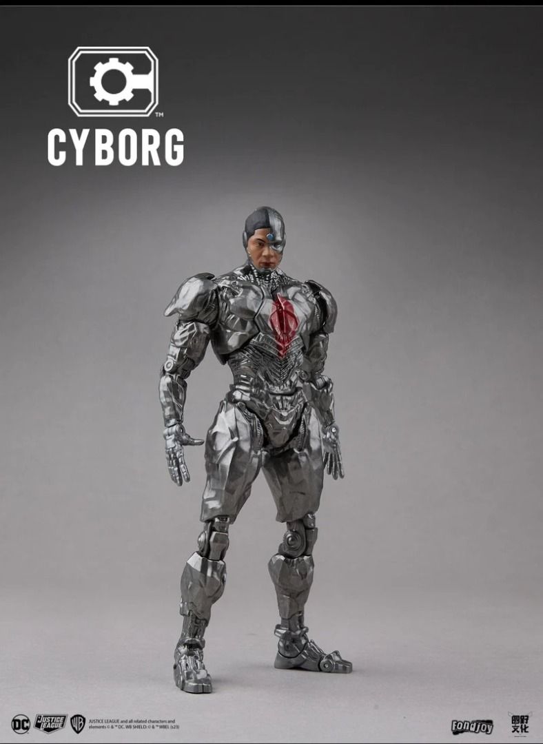 [PREORDER] FondJoy DC Figure Series - Cyborg 1/9 – Matt's Box Toy Store